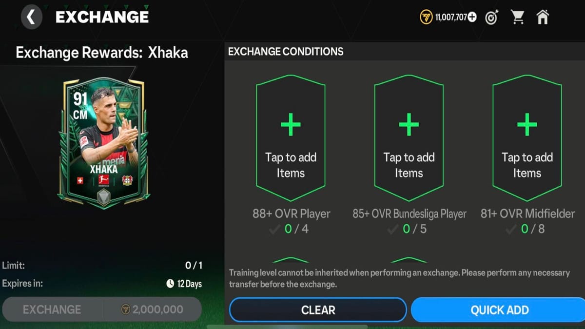 FC Mobile Winter Wildcards Exchange: How to get Aubameyang, Xhaka, and Trapp