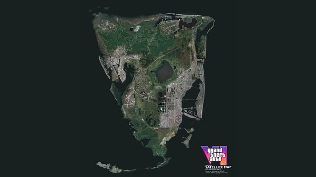 GTA 6 map's satellite view shows a glimpse of the possible Vice City ...