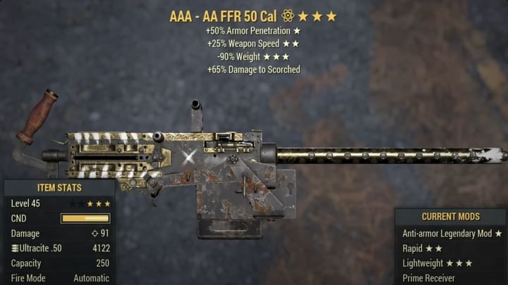 All Fallout 76 Legendary weapon effects, explained