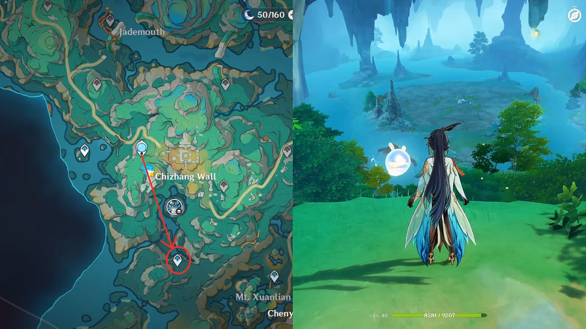 How To Unlock Solitary Suanni In Genshin Impact Cloudseam Scale Location Guide