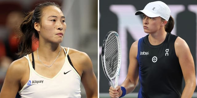 "I just know Zheng Qinwen wanted to slap Iga Swiatek & have her disqualified" - Fans react to ...