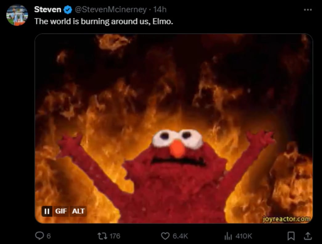 Why is Elmo trending on Twitter? Viral tweet triggers hilarious meme ...