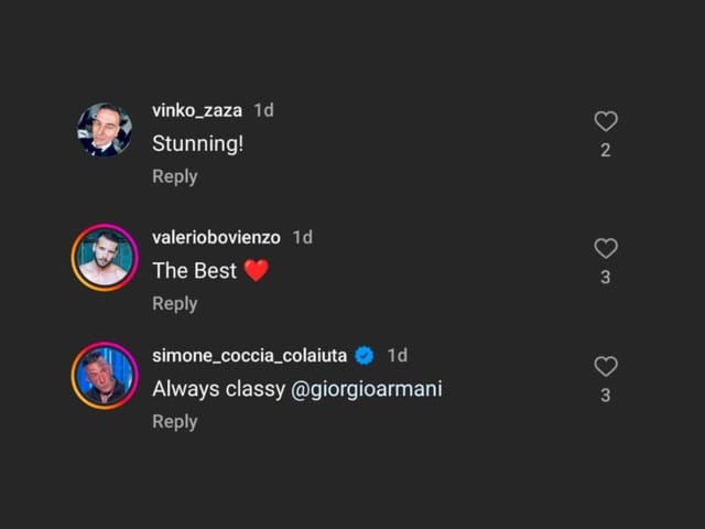 Fans appreciate the Giorgio Armani Men’s FW24 collection for Milan ...