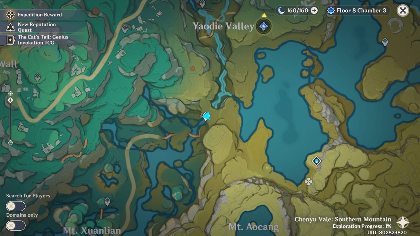 Genshin Impact Clearwater Jade locations and farming routes