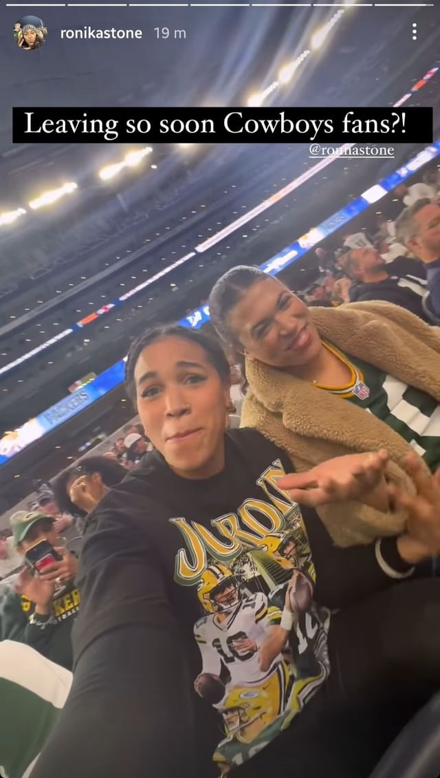 IN PHOTOS: Jordan Love's girlfriend Ronika Stone roasts Cowboys fans ...