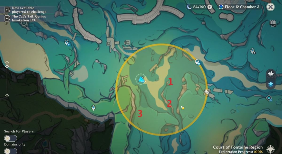 Genshin Impact Lost Riches: Treasure Area 2 (Salacia Plain) guide