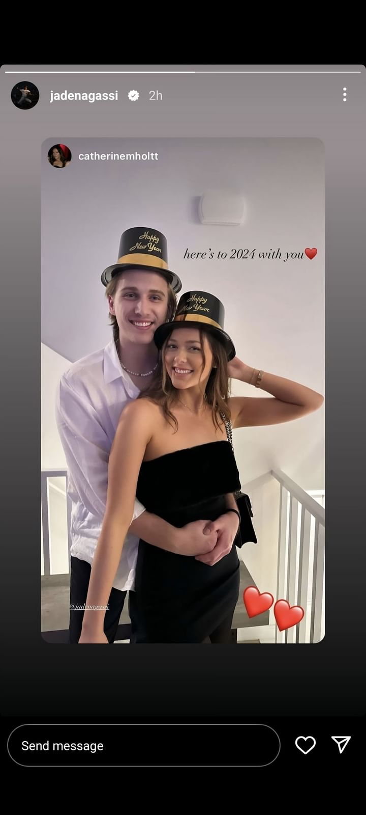 Andre Agassi & Steffi Graf’s son Jaden rings in the new year with ...