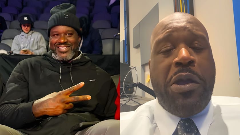“Bro def tweaking”: Fans hilariously react as Shaquille O'Neal tests ...