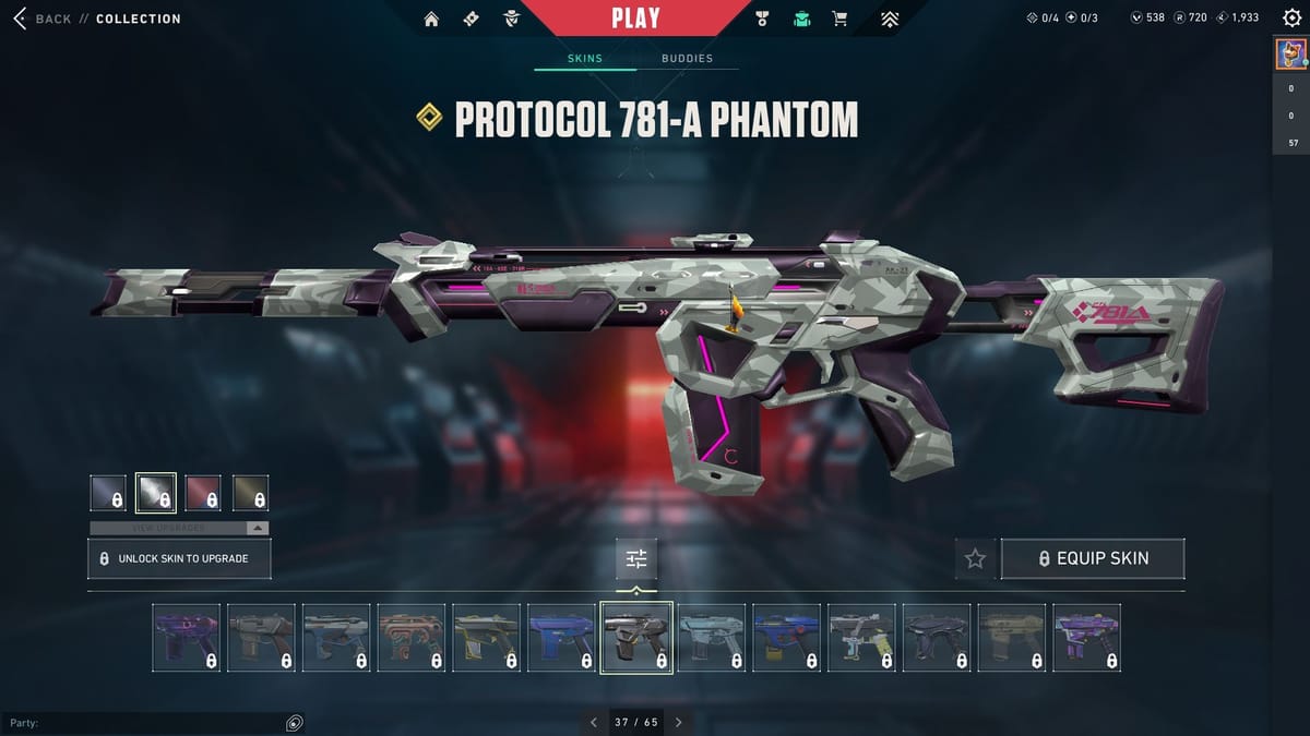 5 Phantom skins with the best inspect animations in Valorant (February ...