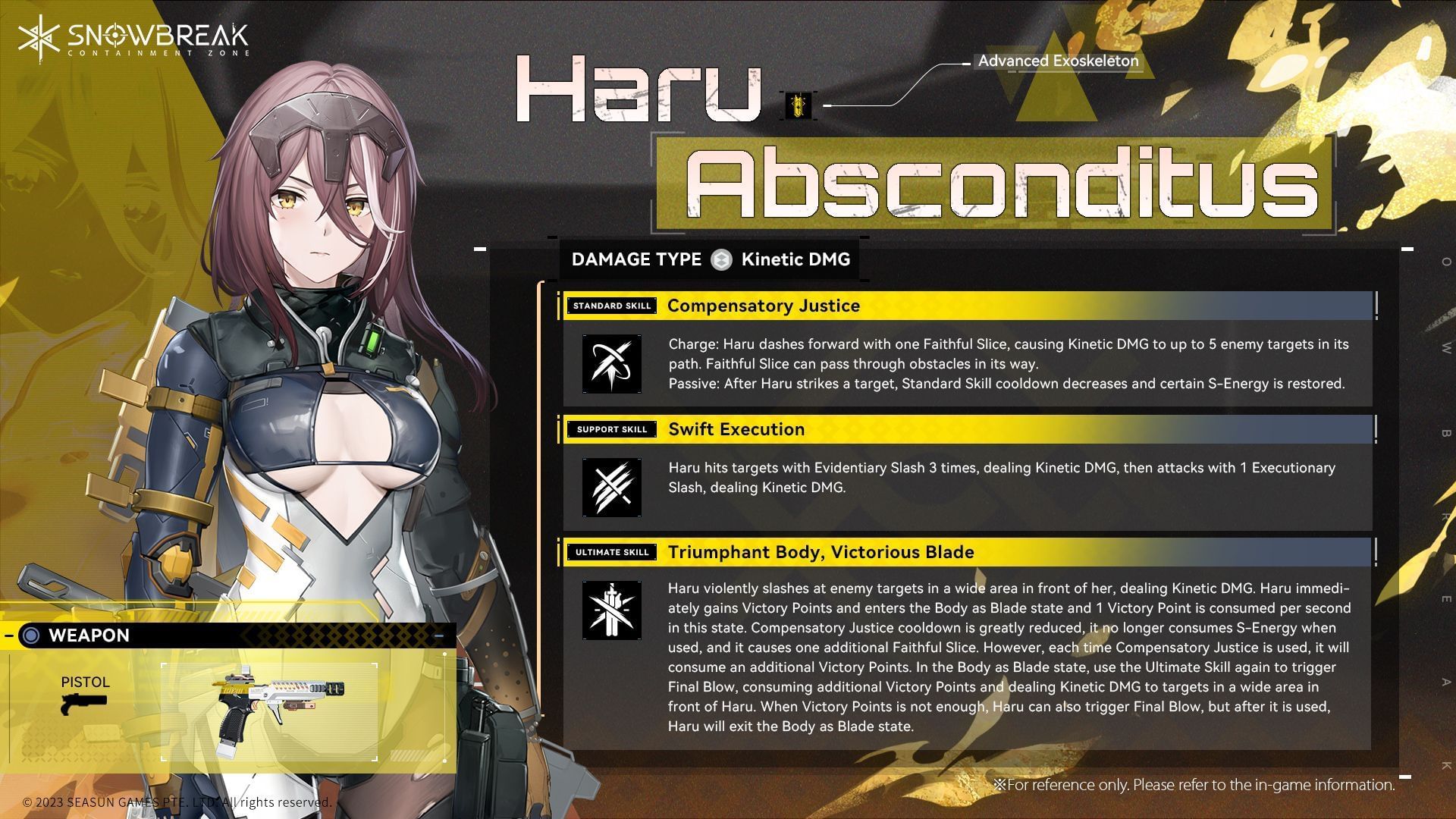 Snowbreak Containment Zone tier list (January 2024)