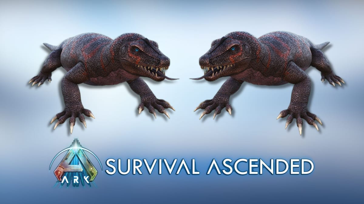 ARK Survival Ascended Megalania taming guide