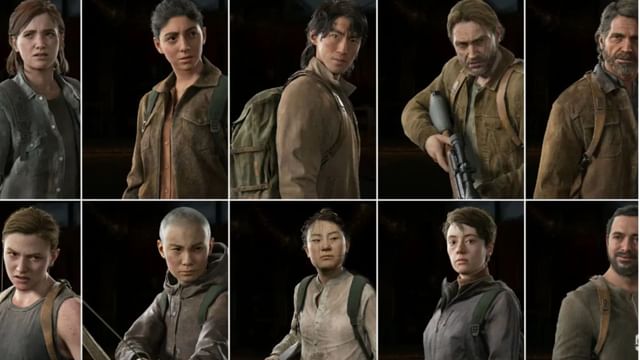 All playable characters in The Last of Us Part 2 No Return