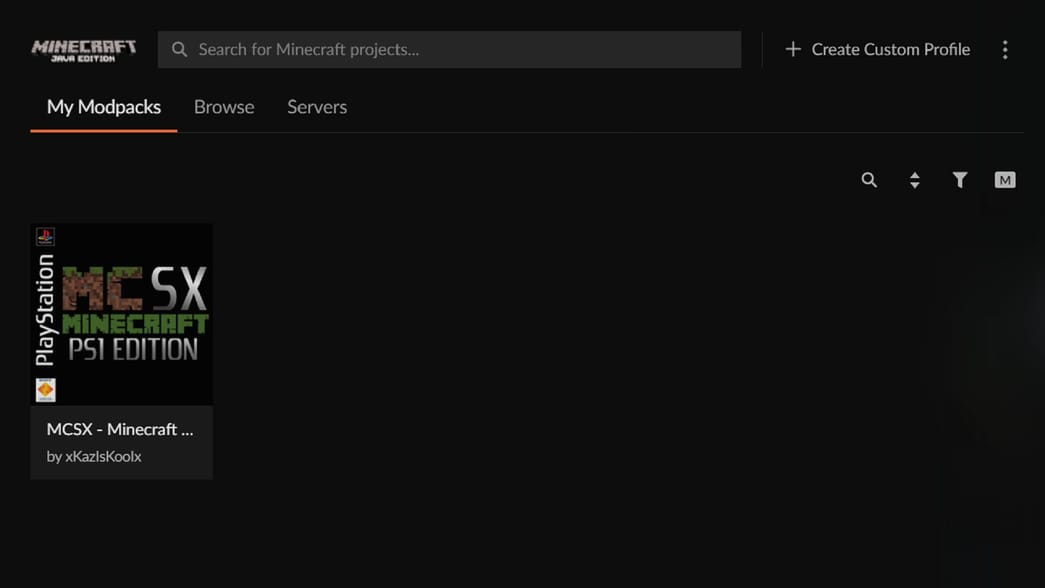 How to play Minecraft PSX