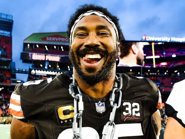 Where did Myles Garrett go to college?