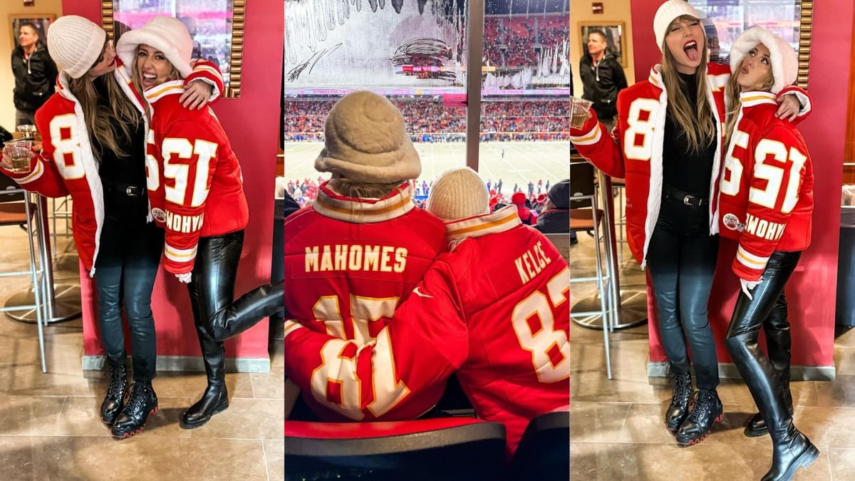 Brittany Mahomes and Taylor Swift steal the show with viral Instagram ...