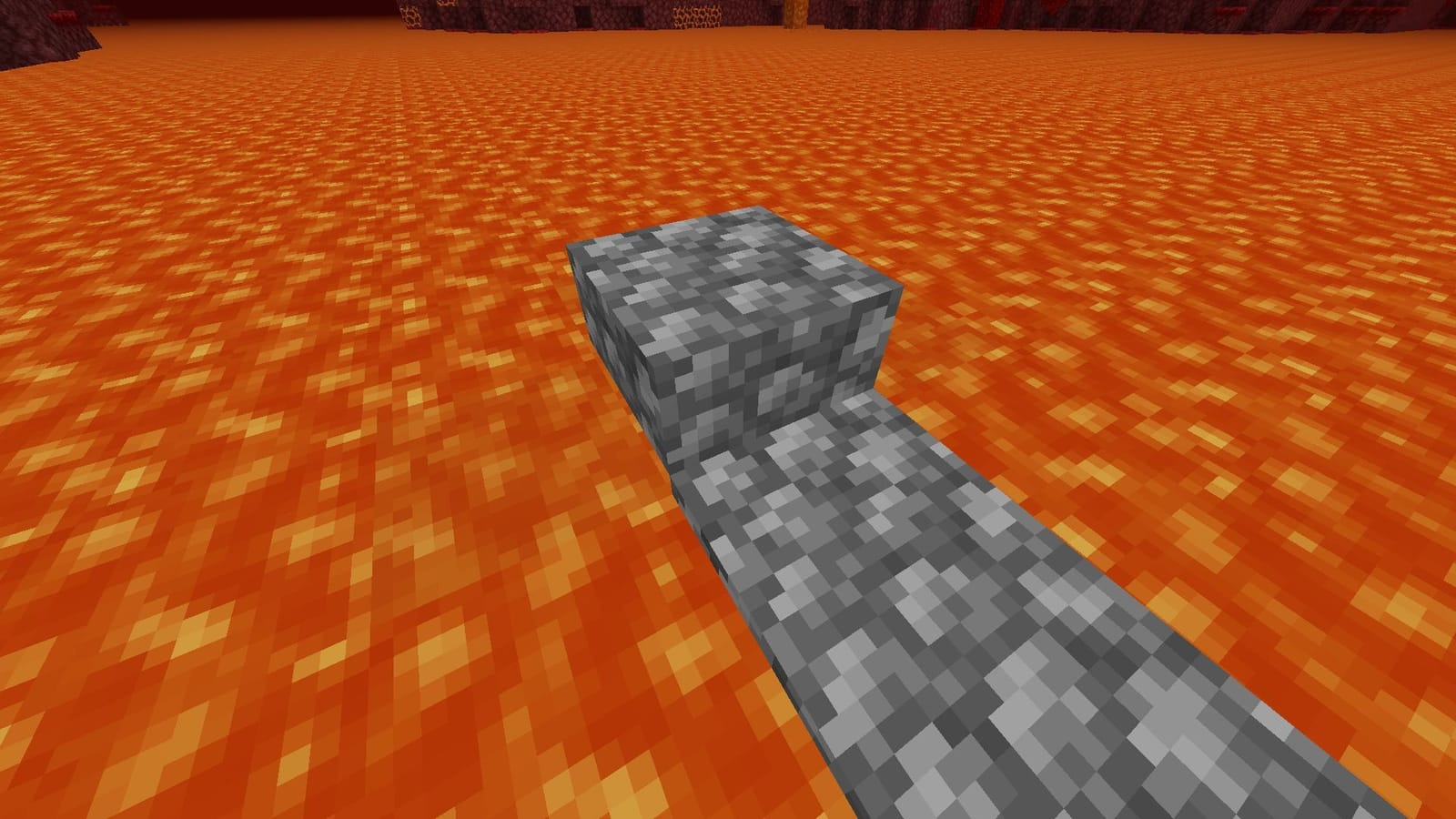 How to see through lava in Minecraft