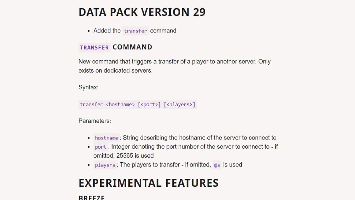 5 major changes in Minecraft 1.20.5 snapshot 24w04a