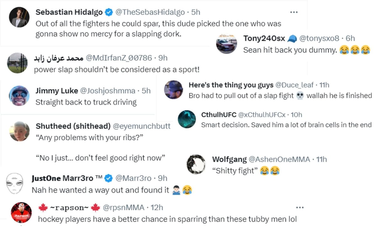 "Straight back to truck driving" - Fans hilariously react to Sean ...