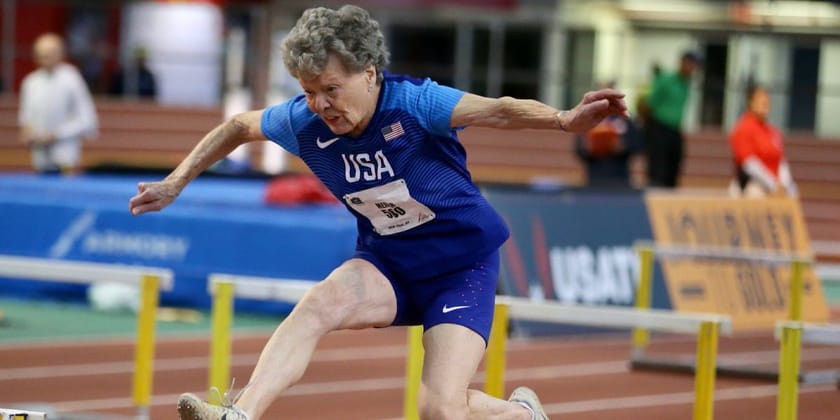 89-year-old Flo Meiler shines at the USATF New England and East Region ...