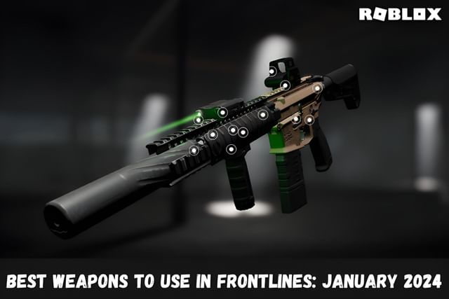 5 best weapons to use in Roblox Frontlines