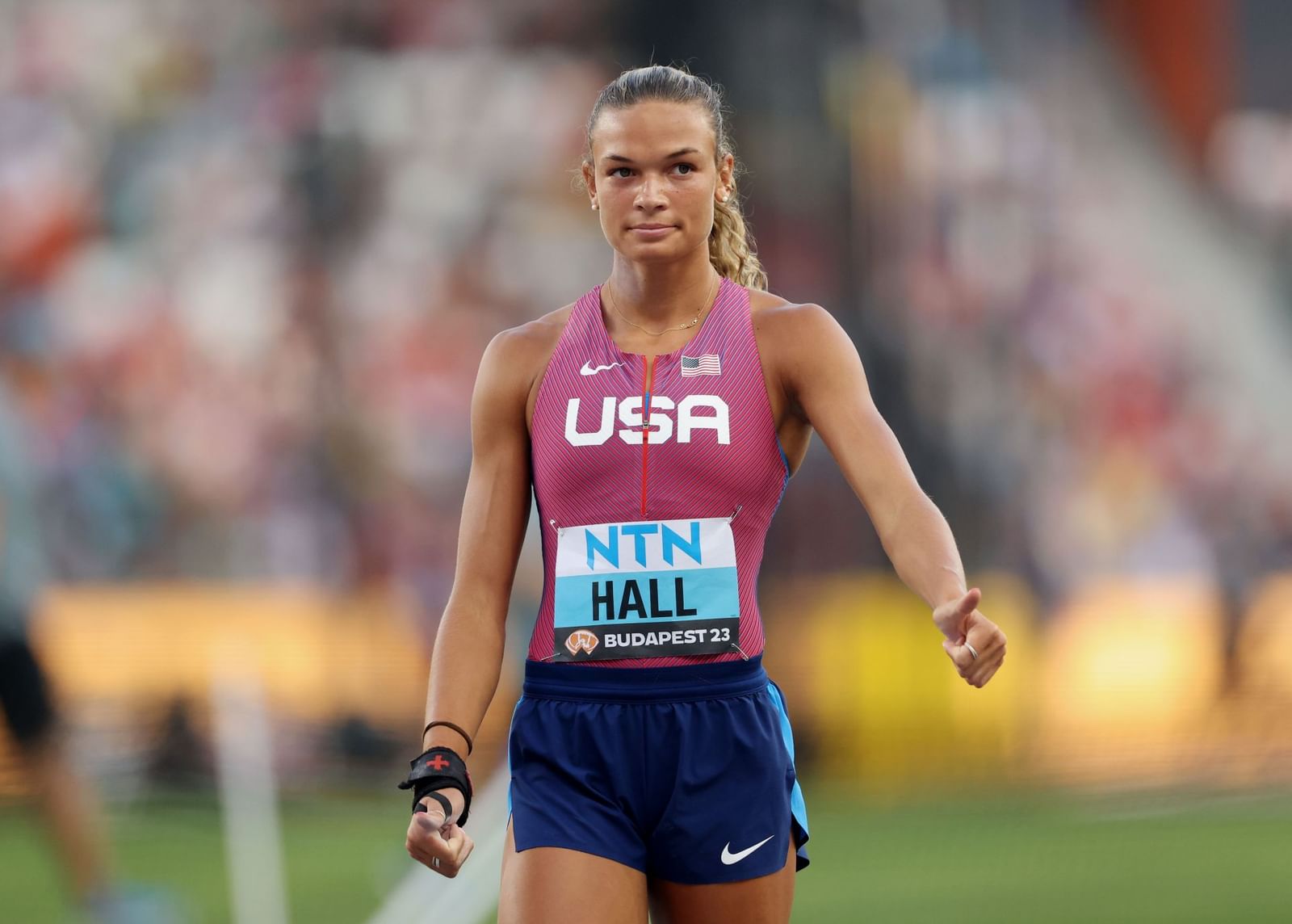 Anna Hall expresses delight on being named rival to heptathlon 'idols'