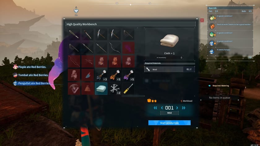 How to get Cloth in Palworld