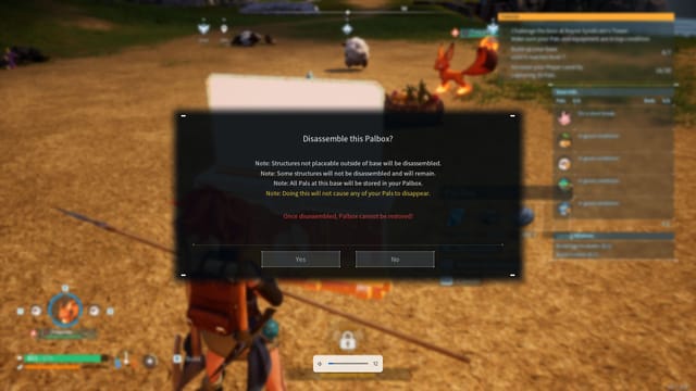 Can you dismantle equipment in Palworld?