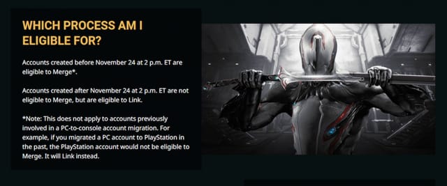 Warframe Cross Save, account merging, and account linking explained