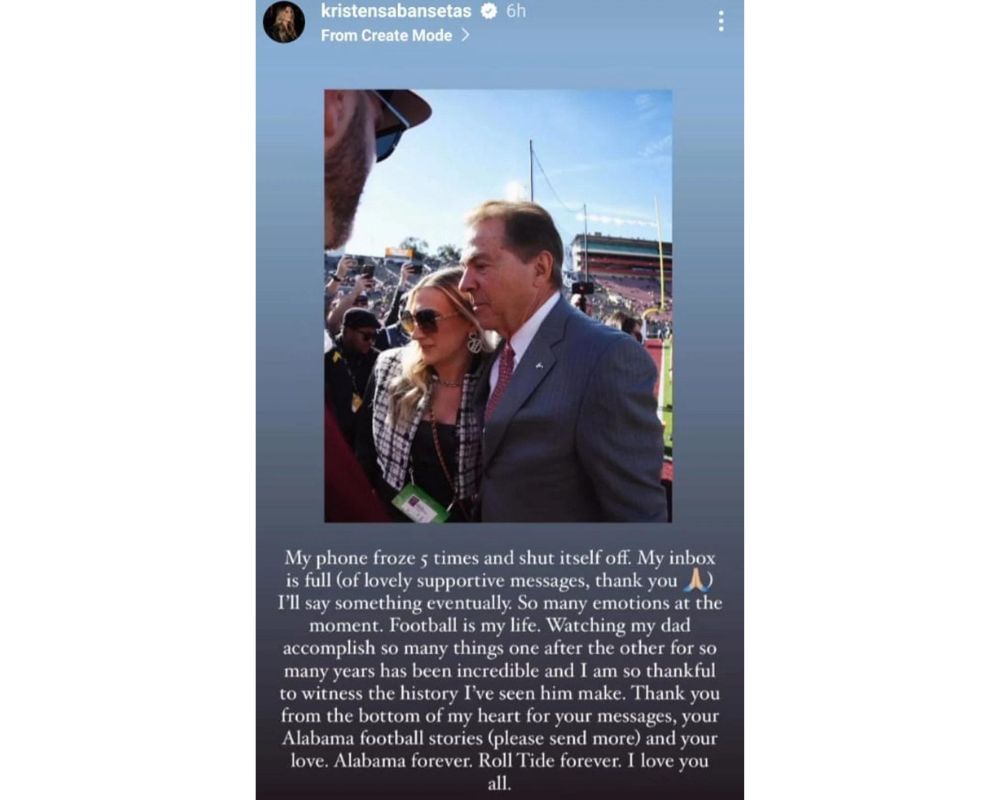 Nick Saban: WATCH: Kristen Saban goes down memory lane as Nick Saban’s daughter pays tribute to ...