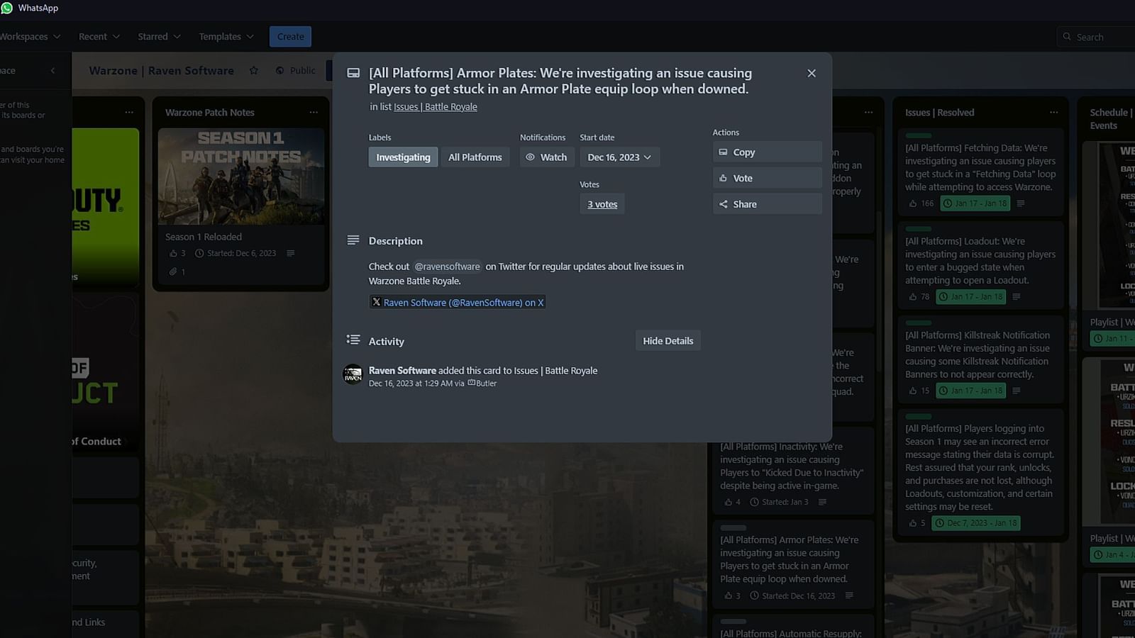 Warzone stuck in an Armor Plate error: Possible fixes, reasons, and more