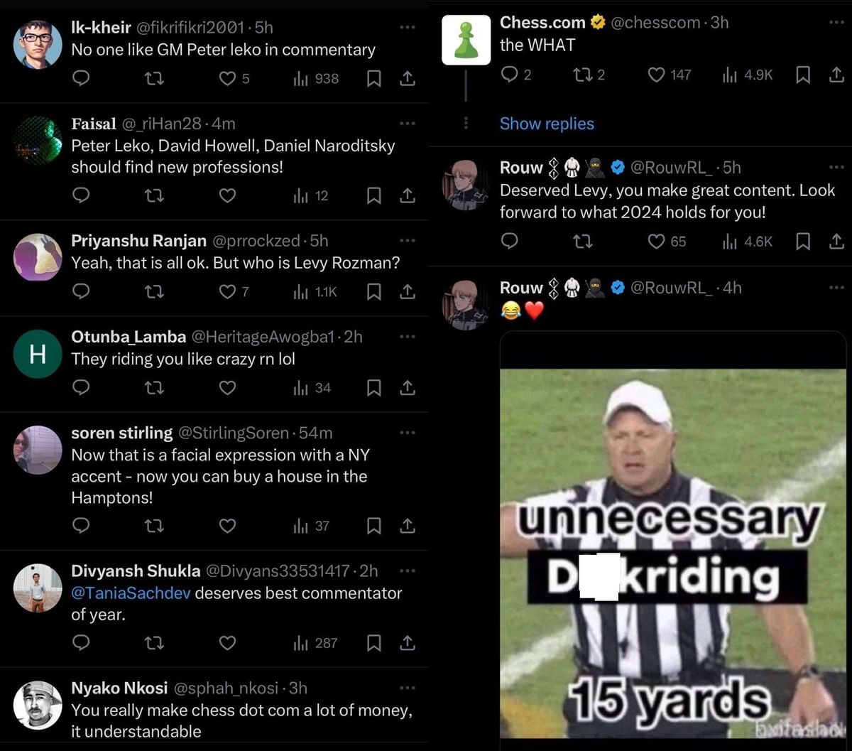 “Deserved Levy, you make great content” - Fans react as GothamChess ...