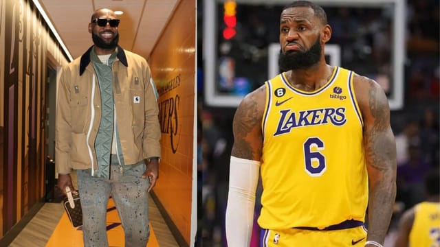 LeBron James pairs $1,365 Louis Vuitton handbag with $985 jacket ahead ...