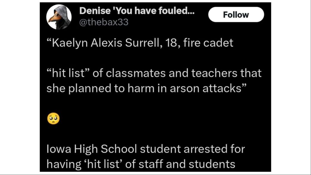 What did Kaelyn Alexis Surrell do? Charges explored as 18-year-old fire ...