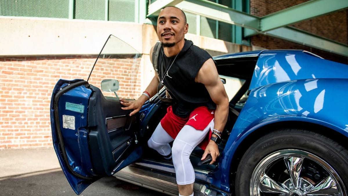 Mookie Betts’ $68,300 Chevrolet Corvette Stingray, a classic muscle car ...