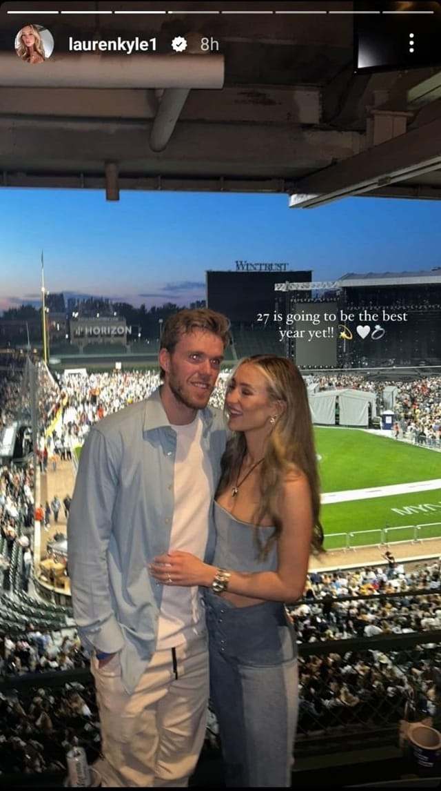 "Can't wait to call you my husband": Connor McDavid's fiancee wishes ...
