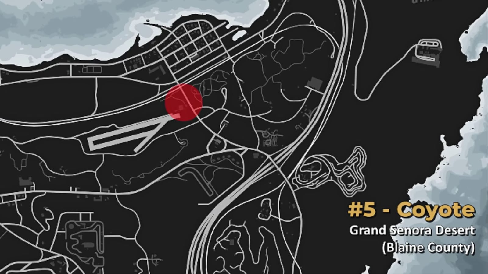 All GTA Online animal locations on the map