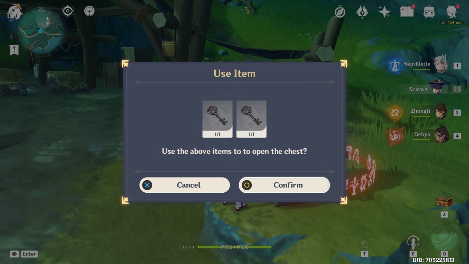 Genshin Impact Chenyu Vale Forgotten Keys locations and uses