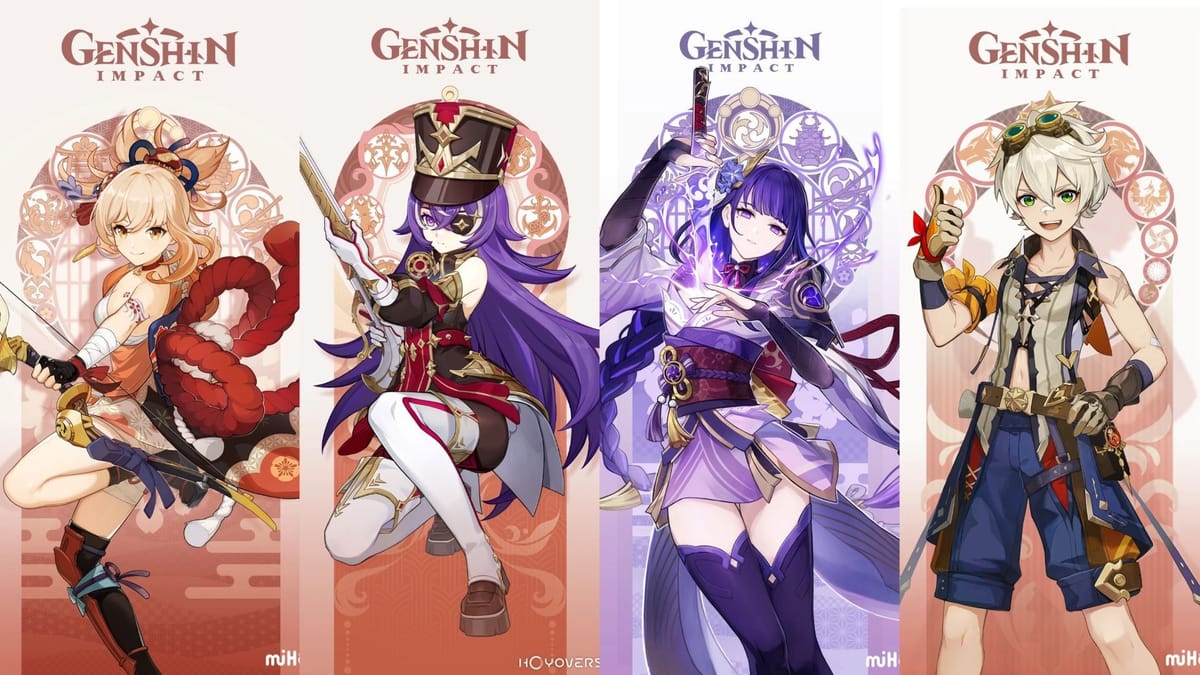 Raiden Shogun DPS and Support build and teams for Genshin Impact