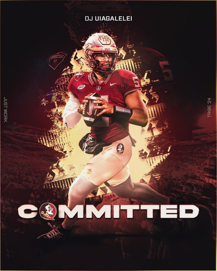 FSU: 5 reasons DJ Uiagalelei's FSU move makes sense after Jordan Travis ...