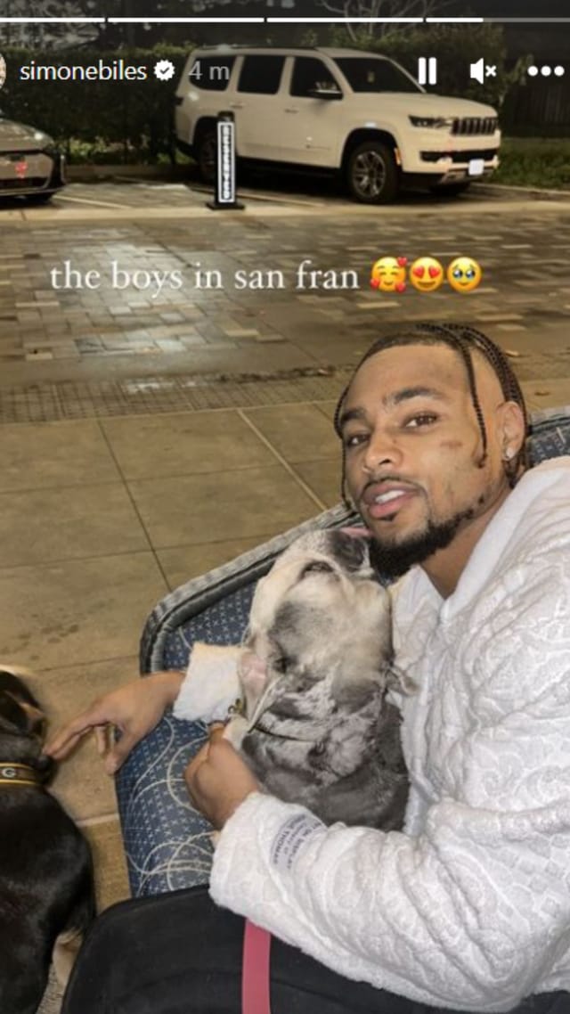 Simone Biles shares adorable picture of husband Jonathan Owens with ...