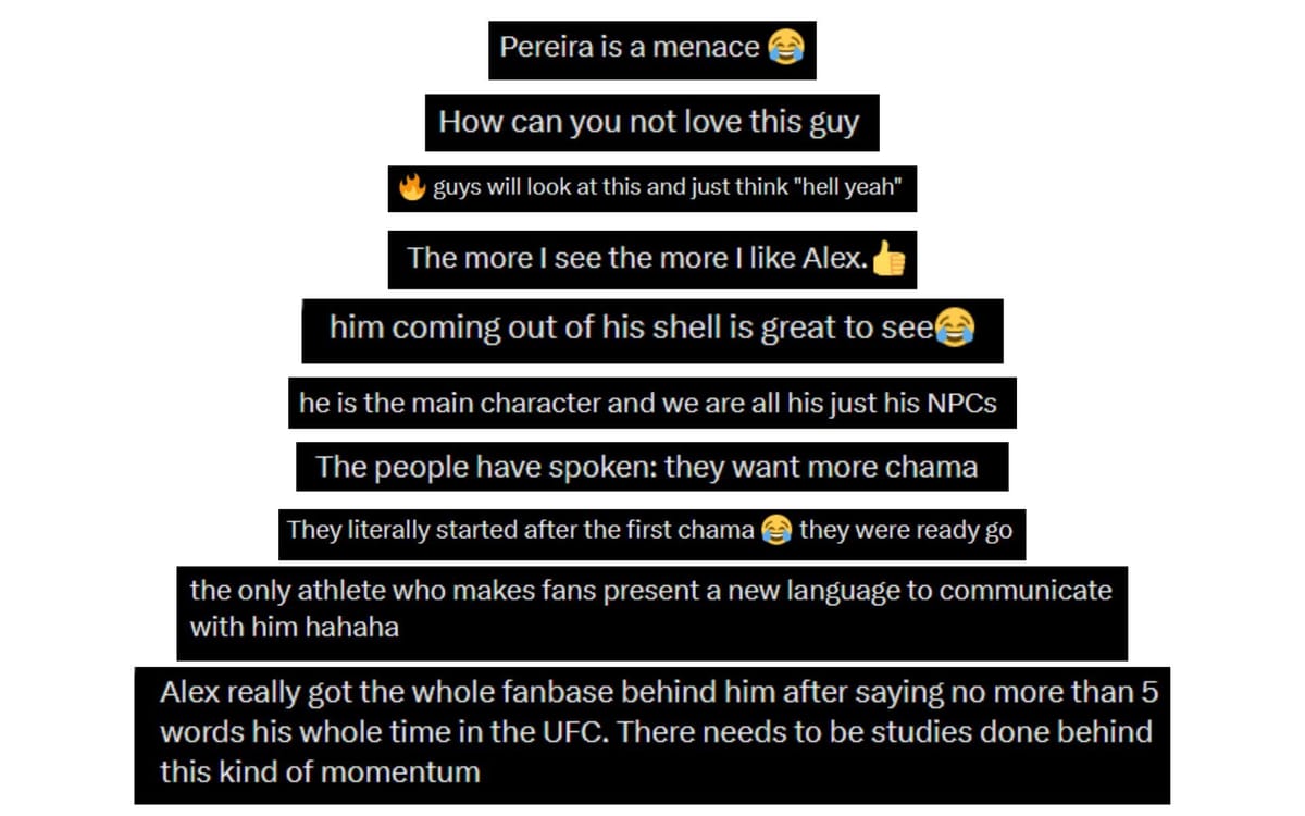 "He is the main character" - Fans react to Alex Pereira effortlessly ...