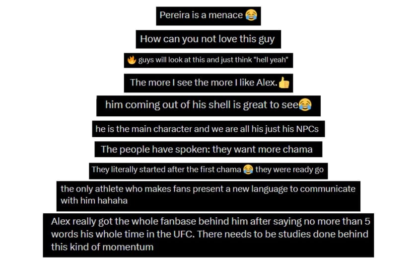 "He is the main character" - Fans react to Alex Pereira effortlessly ...