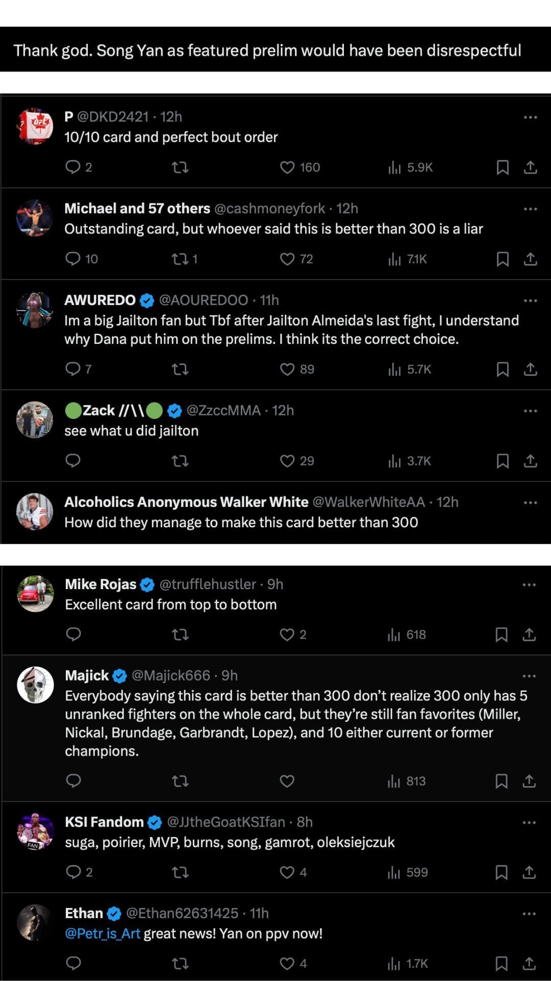 UFC 299: "Would have been disrespectful" - Fans rejoice as UFC ...