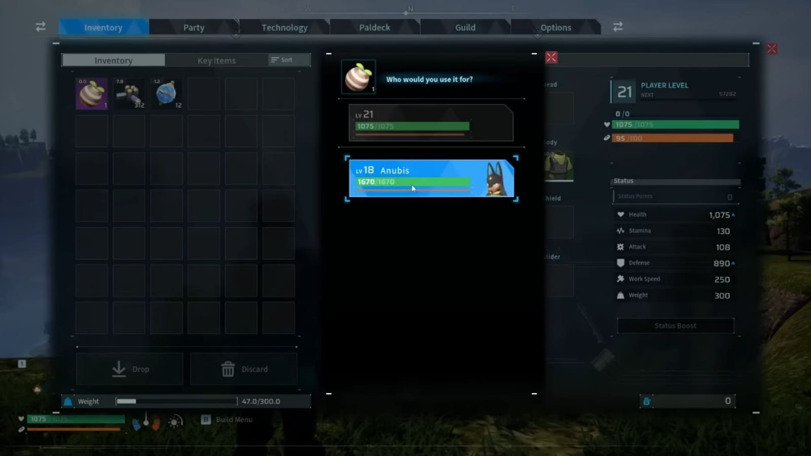 How to use Skill Fruit in Palworld