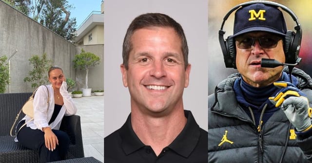 Jim Harbaugh’s daughter Grace has unique reaction to $16 million-worth ...