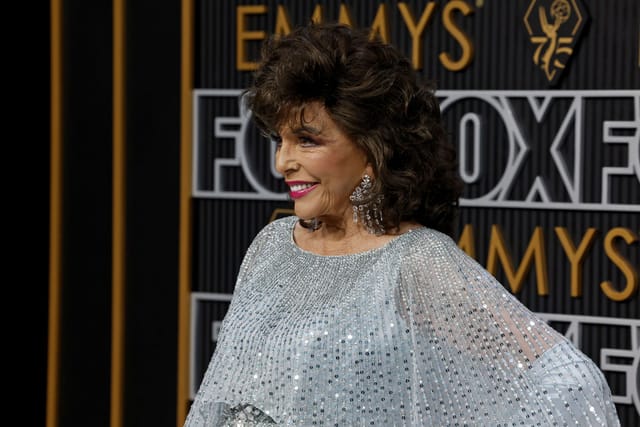 How old is Joan Collins? Actress' appearance at Emmy Awards leaves ...
