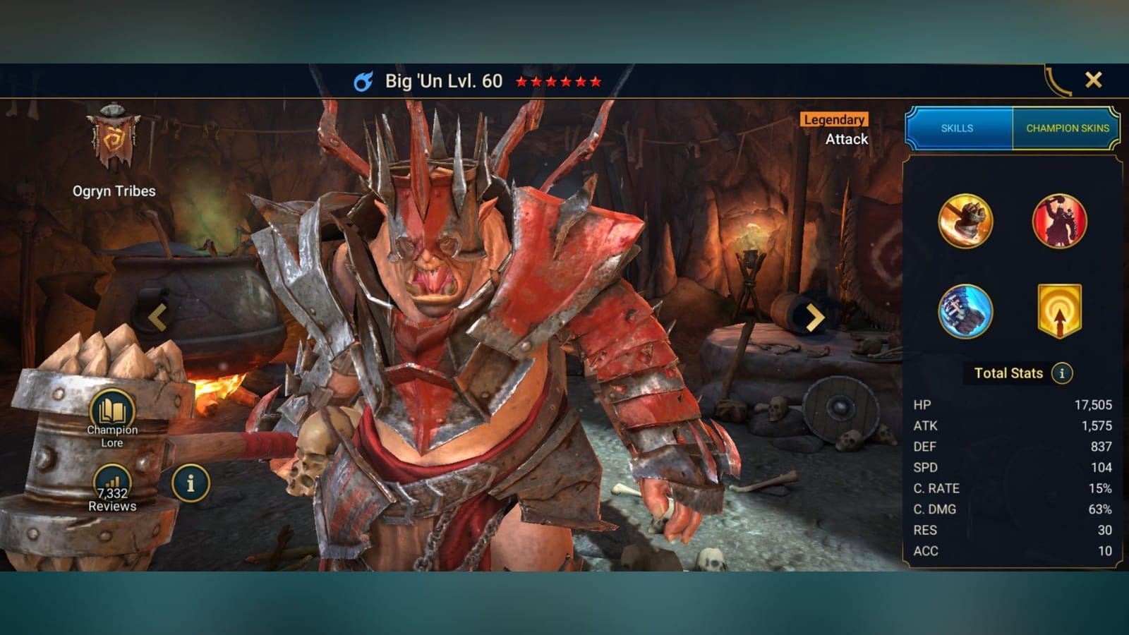 Raid Shadow Legends tier list