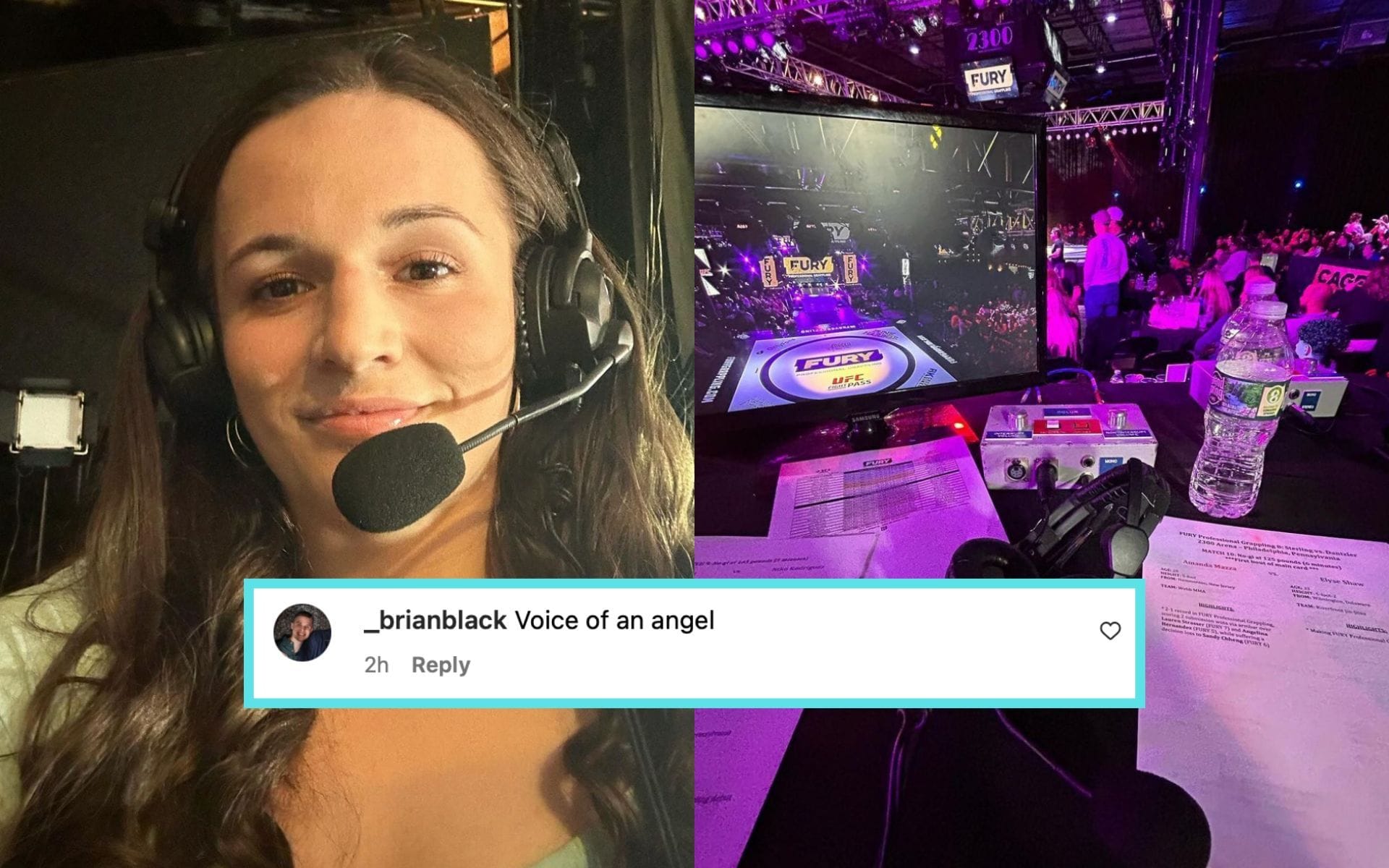Fury Pro Grappling: "Voice of an angel" - Fans cheer on after Erin ...