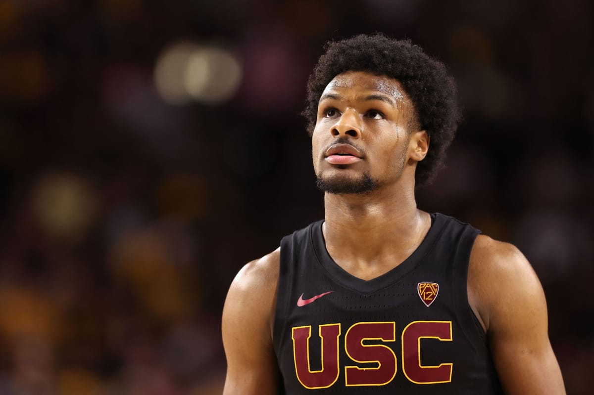 Bronny James sparks hilarious comparisons to father LeBron after USC ...