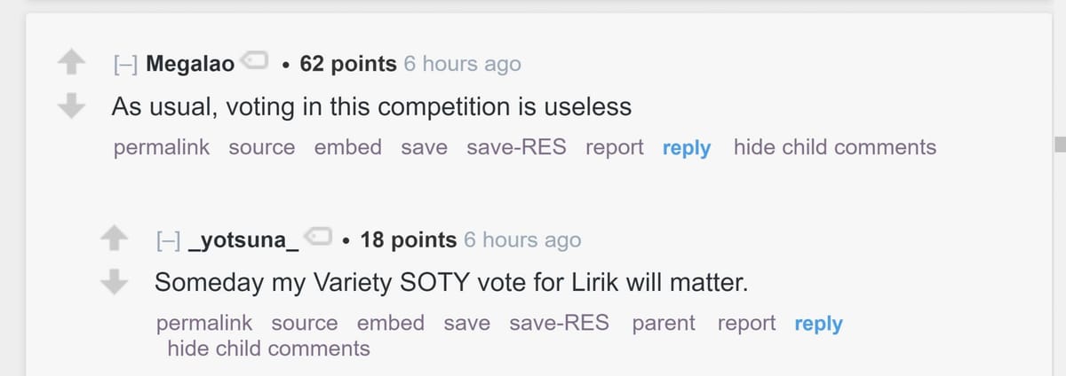 "Voting in this competition is useless" - Online community unhappy with ...